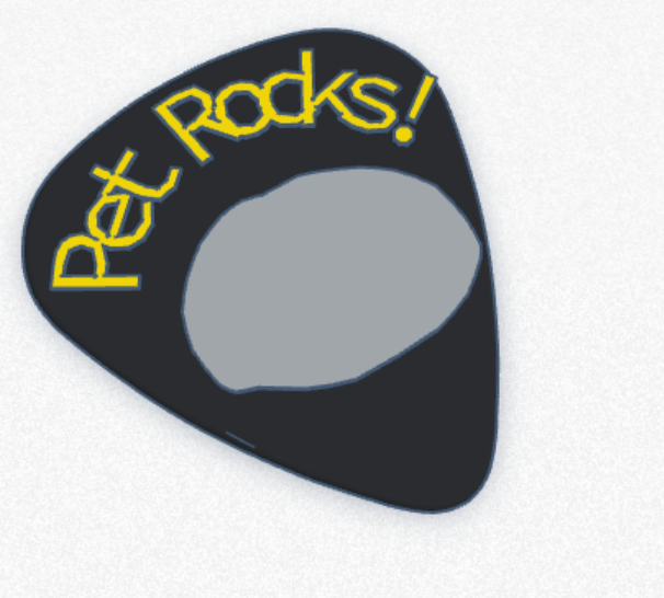Pet Rocks Guitar Pick by :0 | Download free STL model | Printables.com