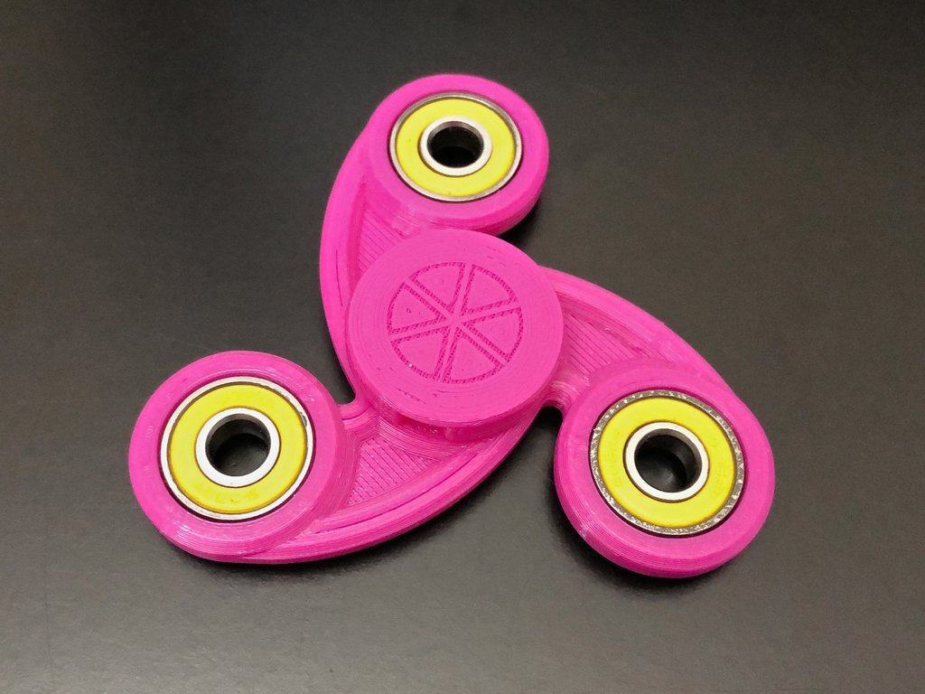 Curvier Zippier Fidget Spinner by Josh Carter | Download free STL model ...