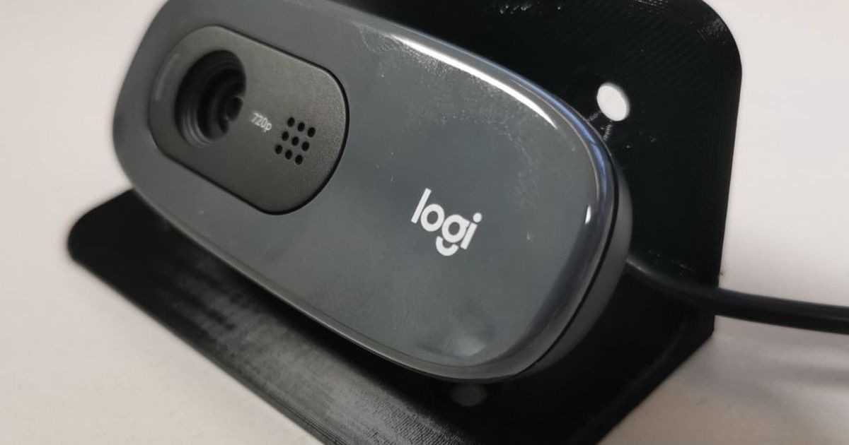 Logitech C270 corner mount by sternli27 | Download free STL model ...