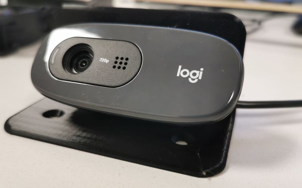 Logitech C270 corner mount by sternli27 | Download free STL model ...