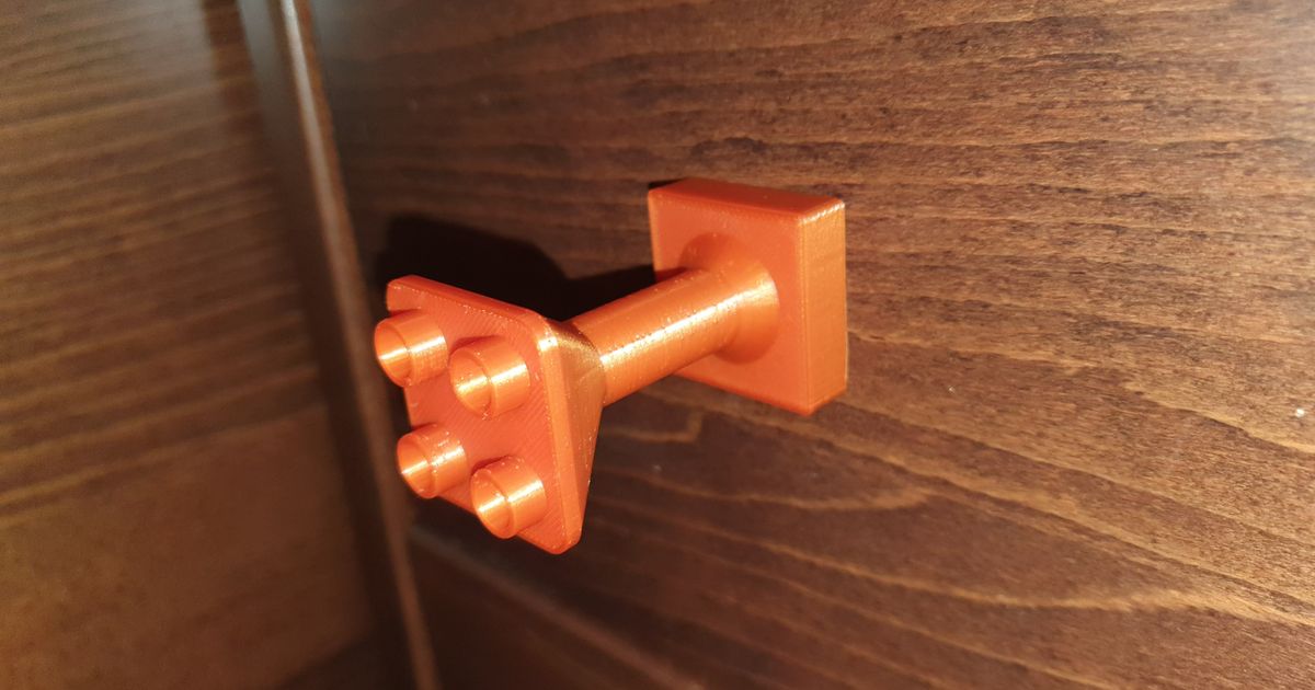 🏛 Drawer handle - Lego Duplo Pillar by sh | Download free STL model ...