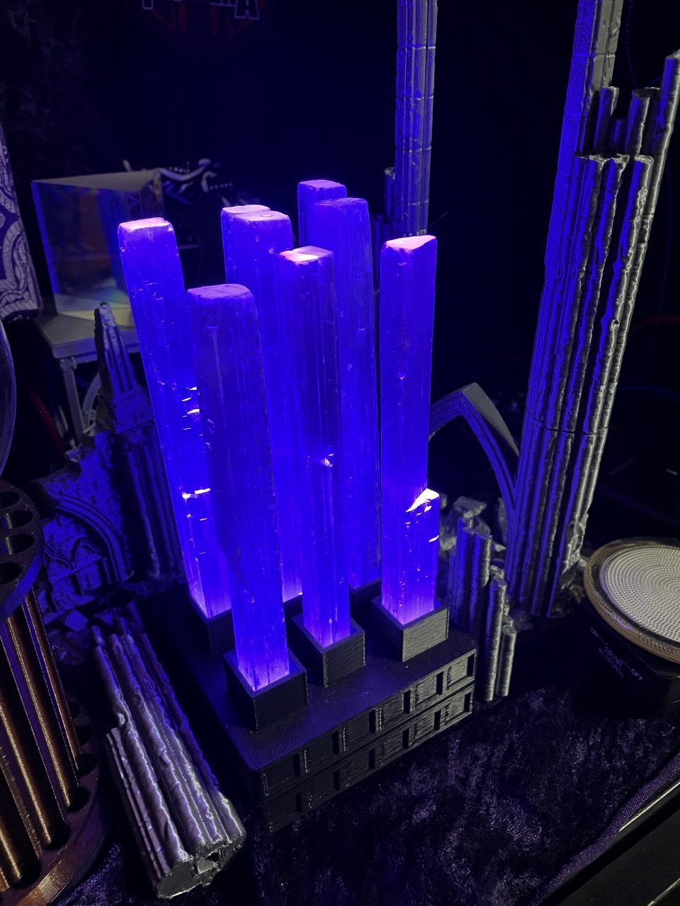 Gypsum Crystal Lamp by blueMage | Download free STL model | Printables.com
