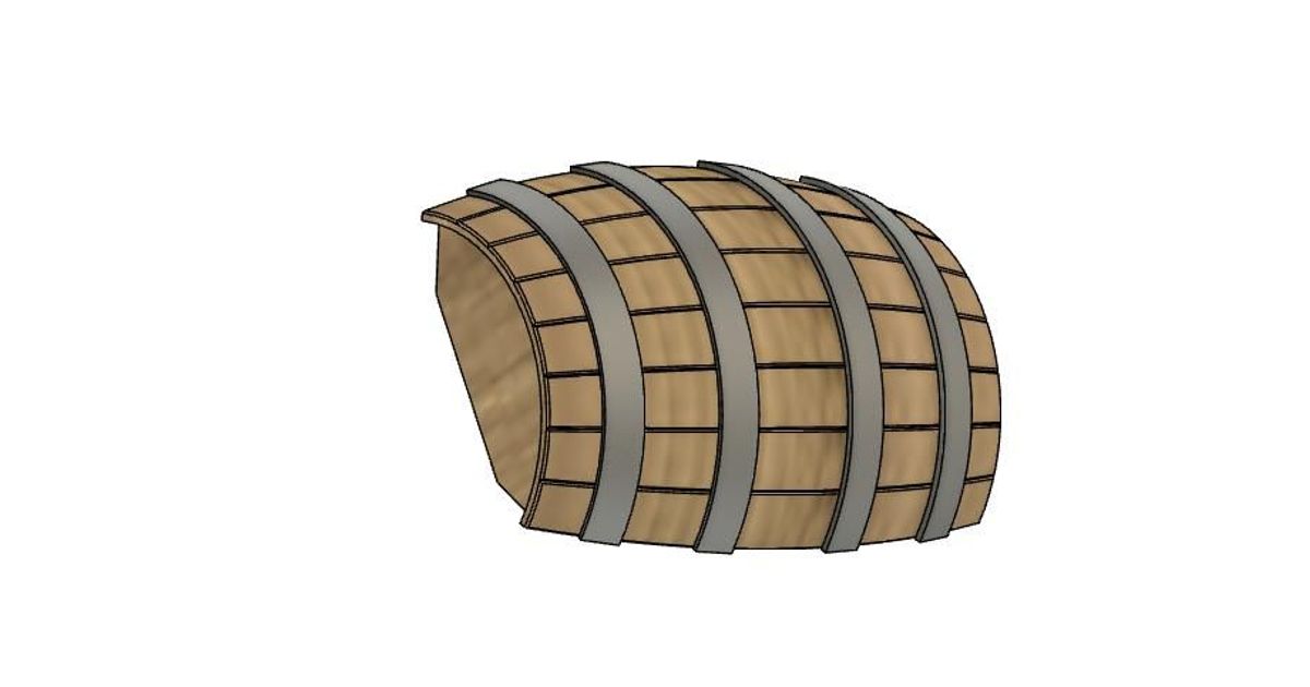 Bourbon Barrel Pull by HawgNess | Download free STL model | Printables.com