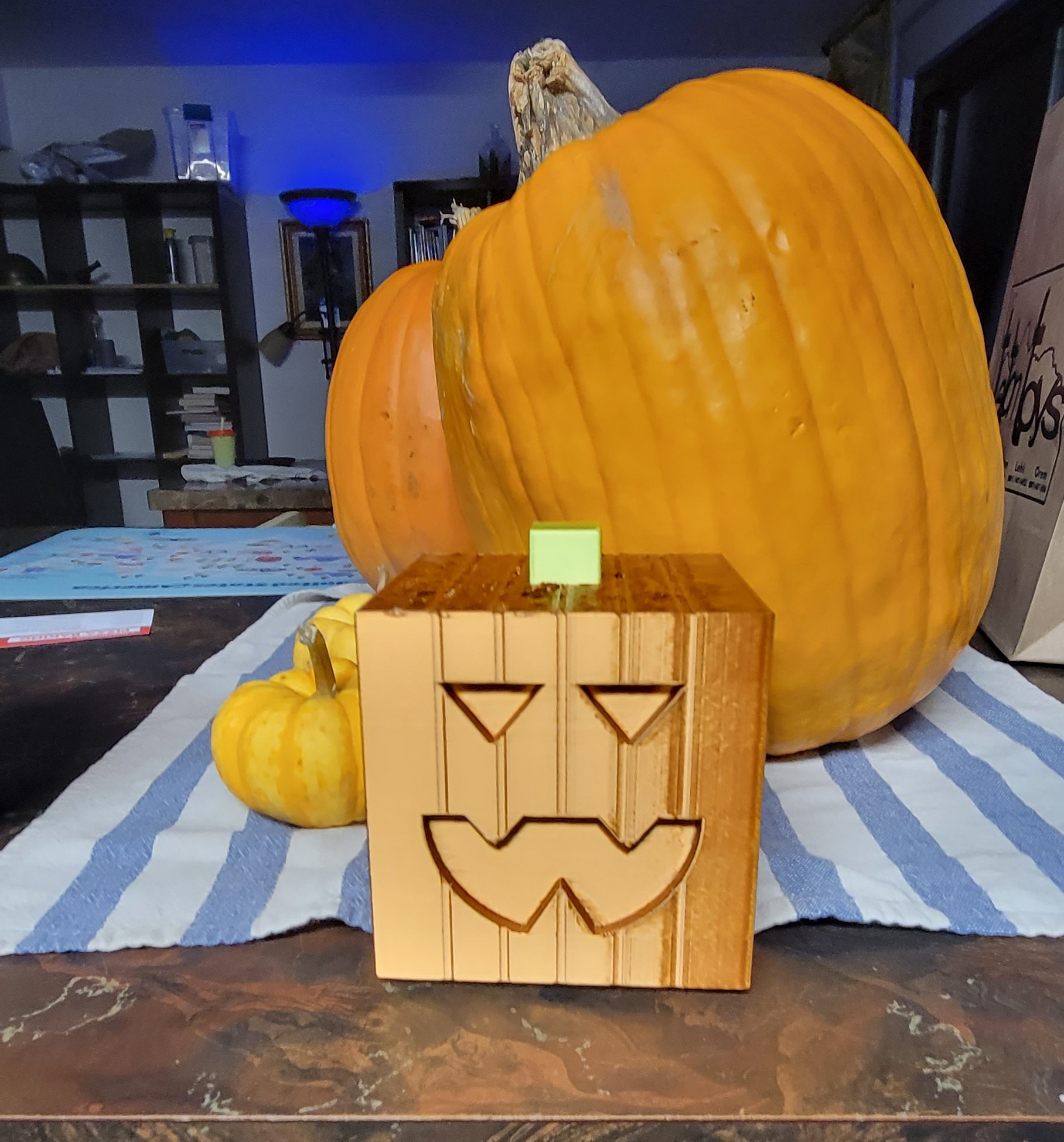Square Pumpkin by Losem | Download free STL model | Printables.com