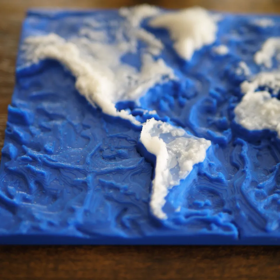 3D World Map by yas | Download free STL model | Printables.com