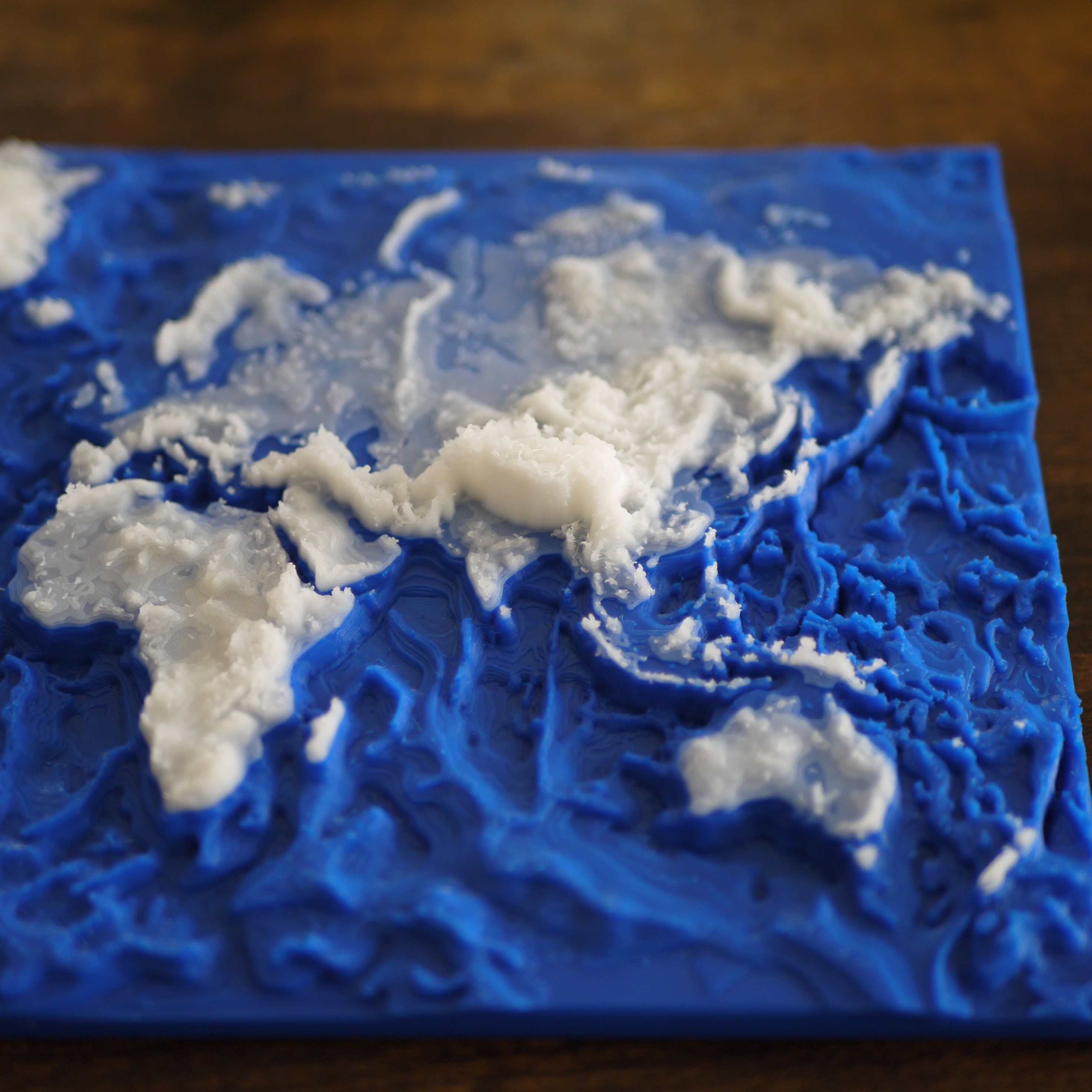 3D World Map by yasu | Download free STL model | Printables.com