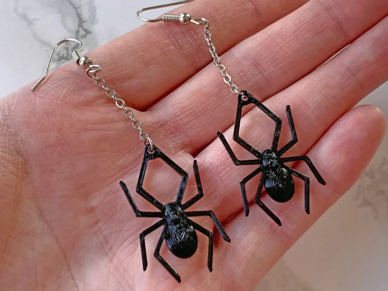 Spider Dangle Earrings by PenolopyBulnick | Download free STL model | Printables.com