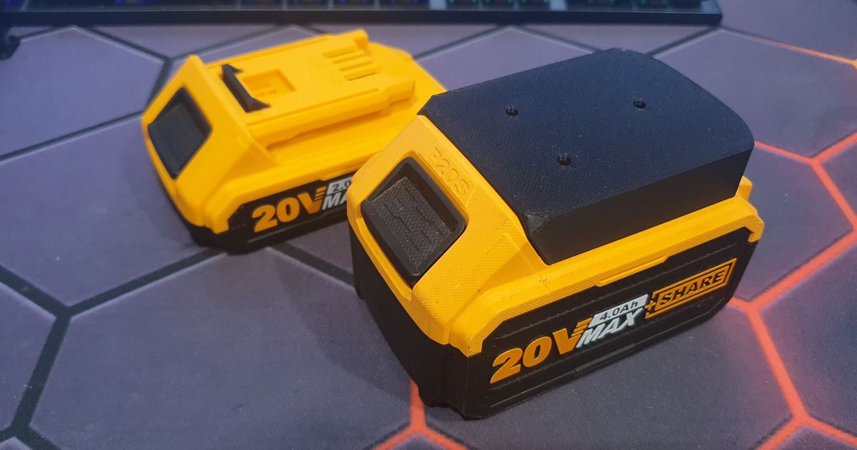 INGCO 20V Battery - Workshop Holder / Bracket by WanaGo | Download free ...