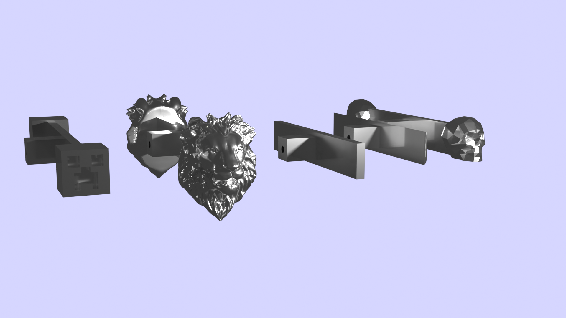 Handle Collection by AndromedaBus | Download free STL model ...