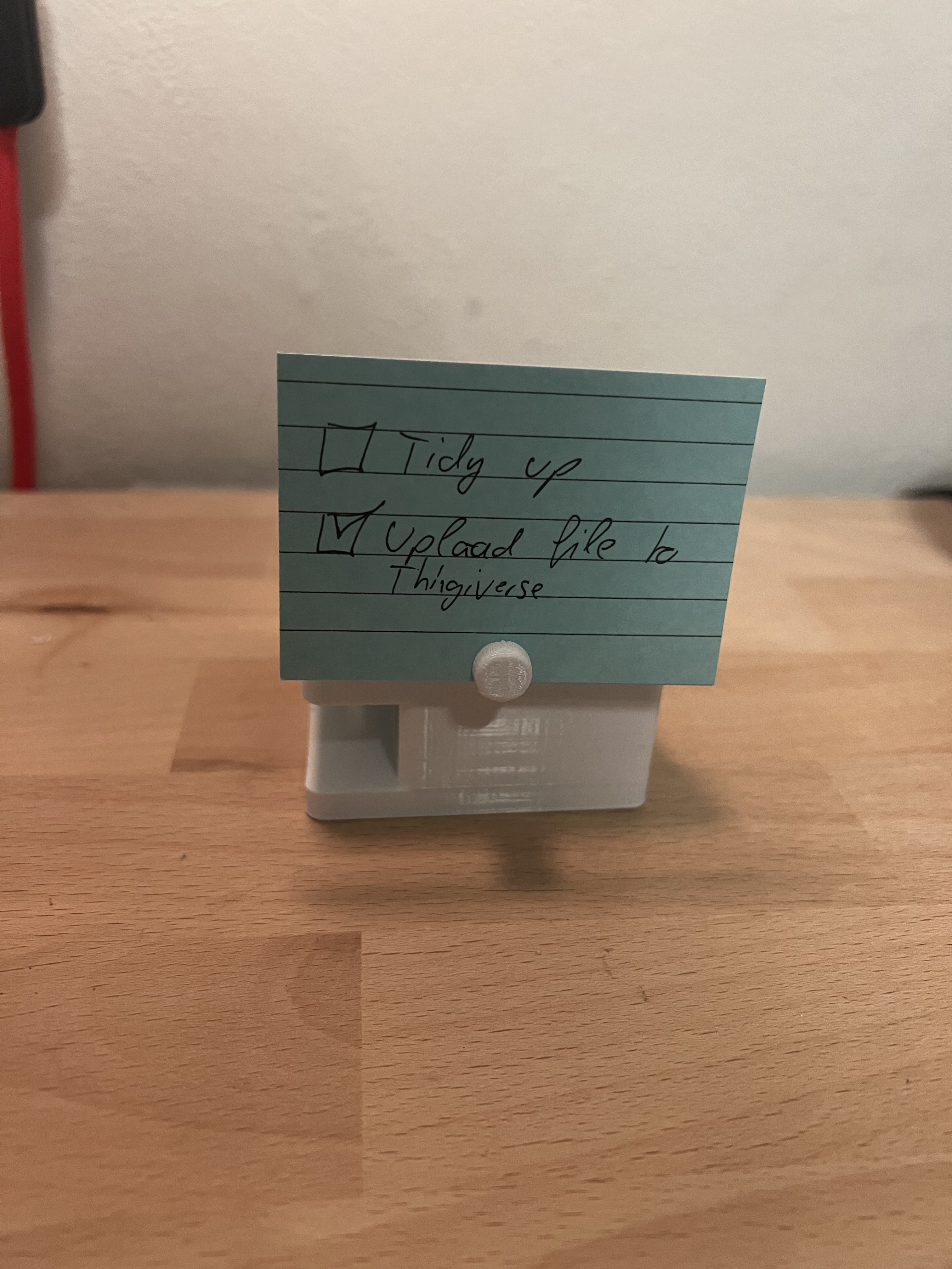 Desktop index Card to do Organizer by dEltaMelta | Download free STL ...