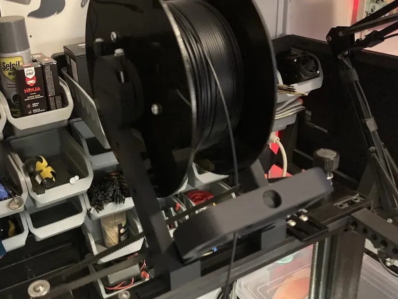 Ender 3 Top Spool Holder w Bearing and Handle by hakancez | Download ...