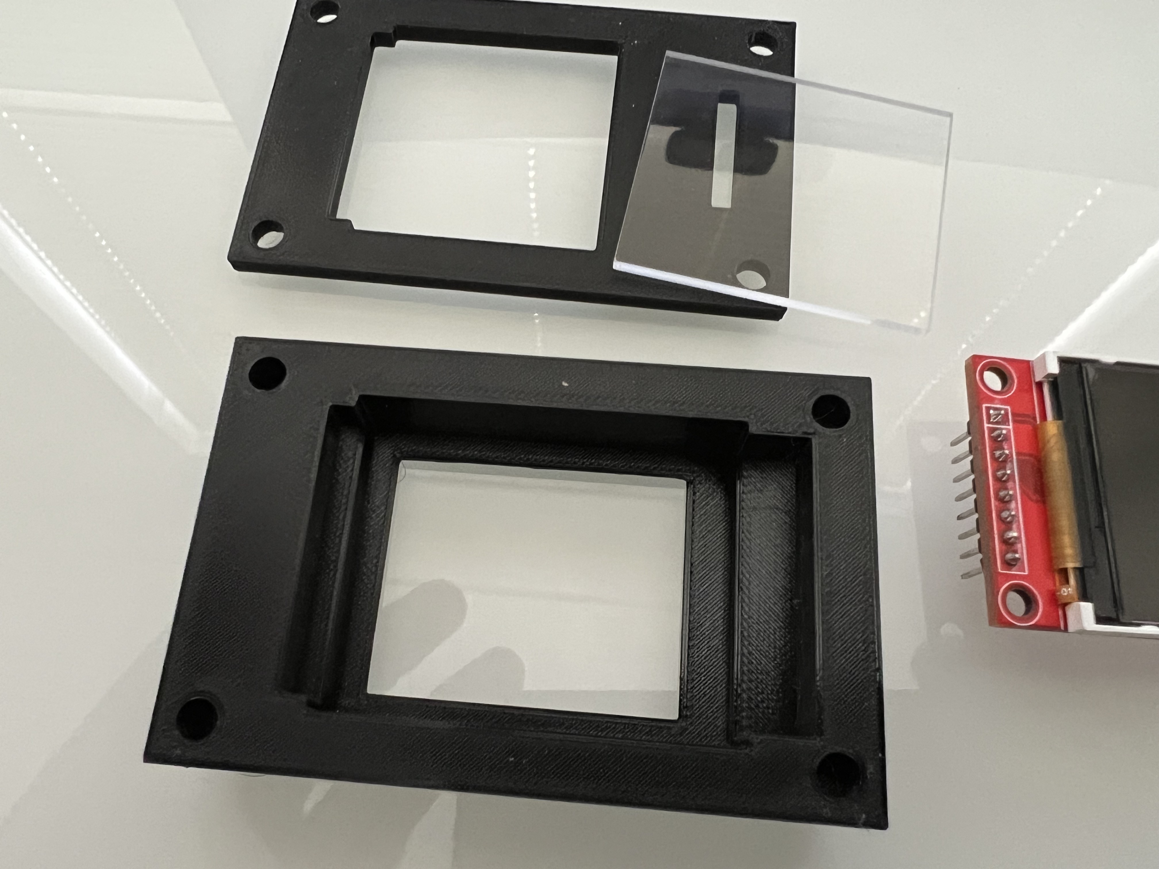 Bezel and template for 1.8" TFT ST7735 by DragonRR | Download free STL ...