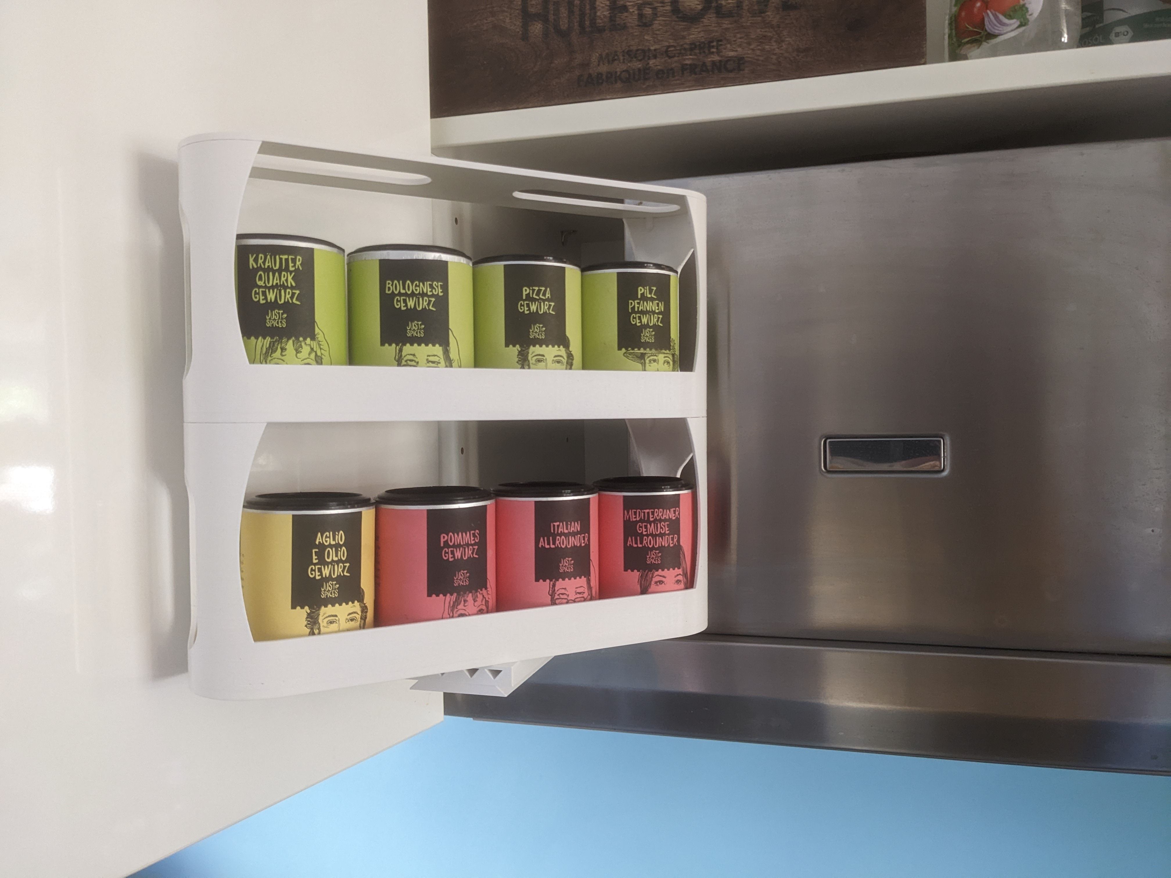 Spice Rack Pullout - Print your own size by kasami | Download free STL ...