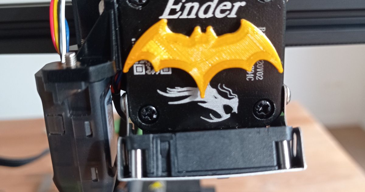 Bat and star Extruder Rotation Indicator for Ender 3 S1 pro par ...