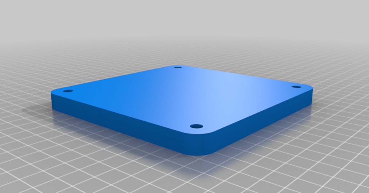 RECTANGULAR SQUARE SCALABLE COVER LID 4 HOLES by The Sloppy Apprentice ...
