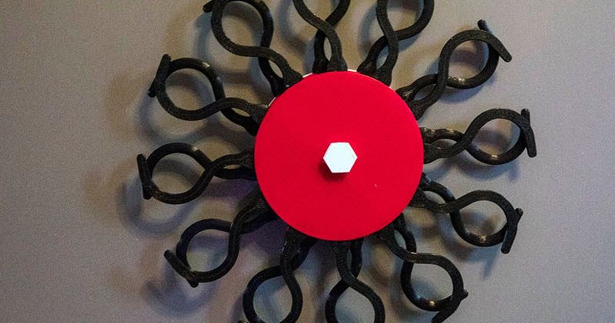 Remix of Kinetic Sculpture to fit on Refrigerator with Magnets by ...