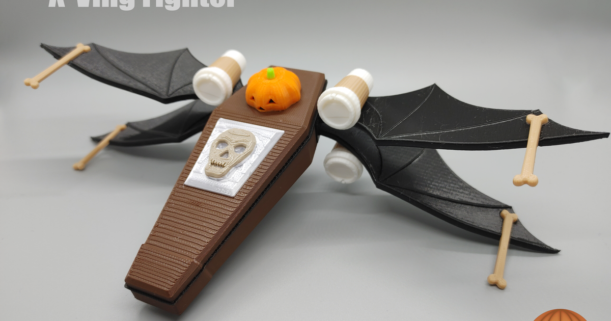 X-Ving Fighter (Halloween/Vampire Themed Star Wars X-wing Starfighter ...