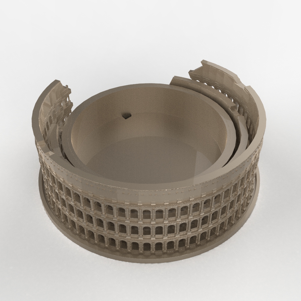 Coliseum pot por tkachmikhailo | Descargar modelo STL gratuito ...