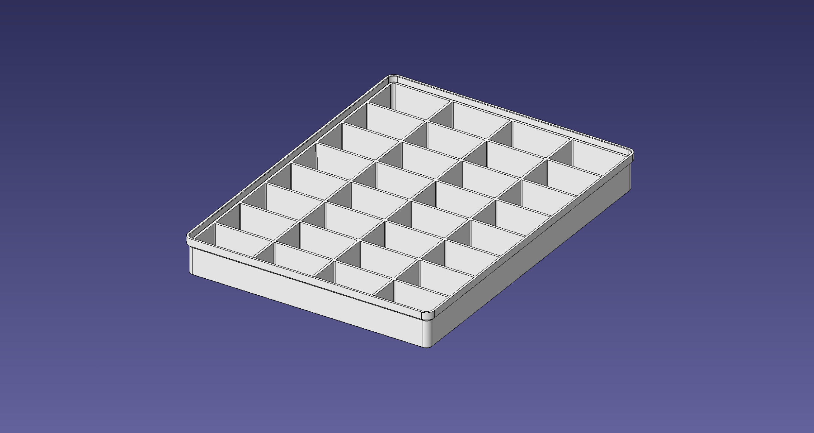 3x4 units, third height, 4x8 grid Stackable Insertbox by Bodo ...