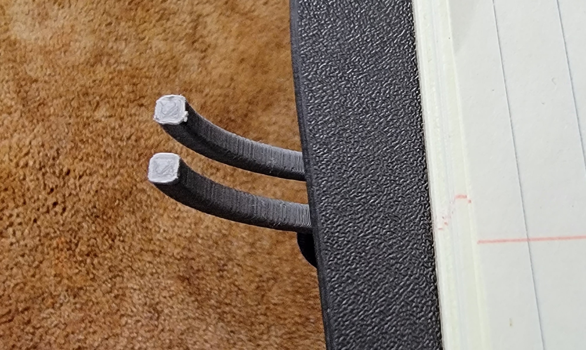 USB cable under desk hanger / hook by 320x200 | Download free STL model ...