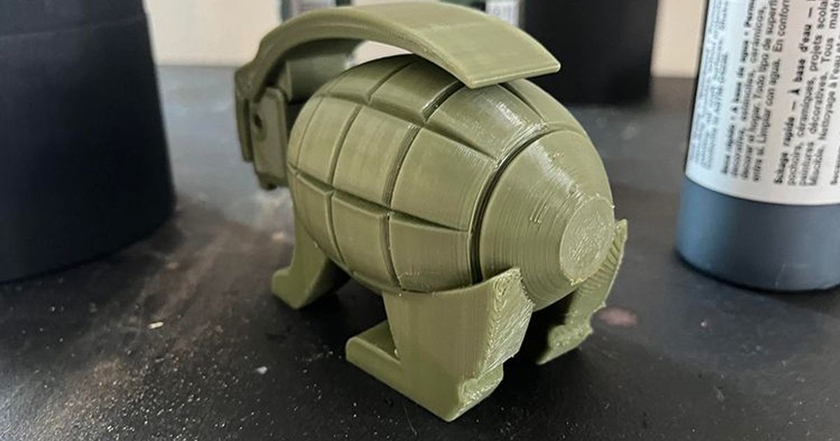 Grenade Bunny by pwmodder1027 | Download free STL model | Printables.com