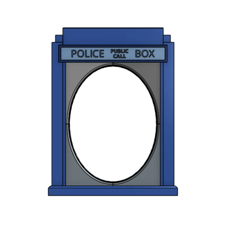 Police Public Call Box Sign Print Out