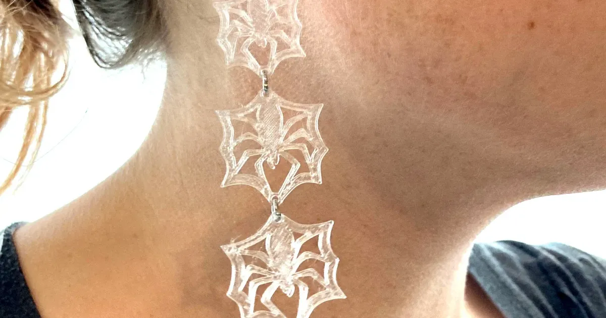 Spider Snowflake Earrings inspired by Nightmare Before Christmas by ...