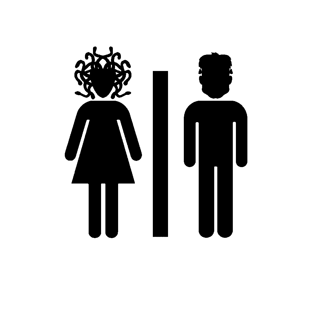 Halloween Monster Restroom Sign by 3DHippo | Download free STL model ...