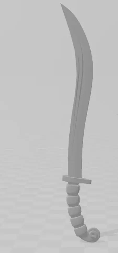 Fantasy Scimitar Sword