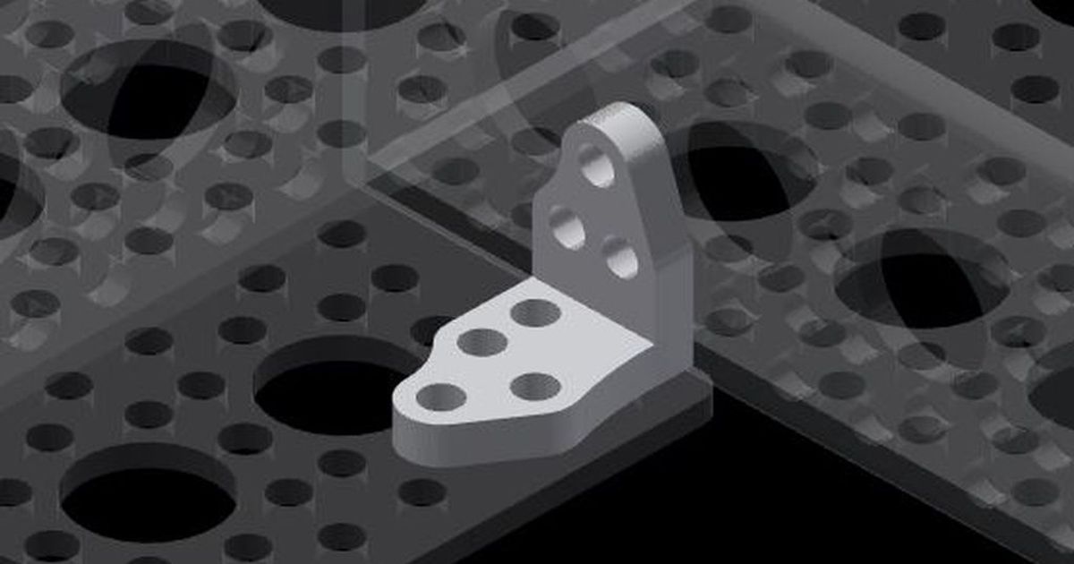 Actobotics® Internal ⅜-Bracket by duongc | Download free STL model ...