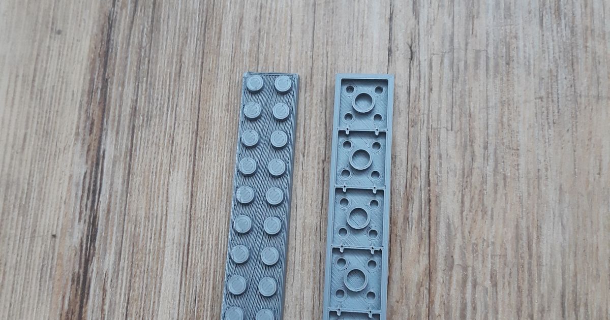 Set of Lego platforms 2 x 4/6/8/12 by Evgenym | Download free STL model ...