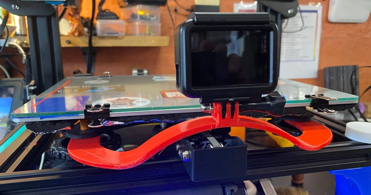 CR-10 mini handle with gopro mount by Neal | Download free STL model ...