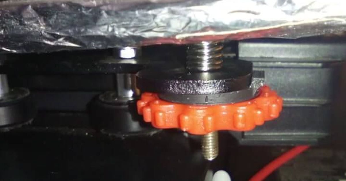 Simple Bed Knob Tightener for Ender 2 Pro by FatigMaker's | Download ...