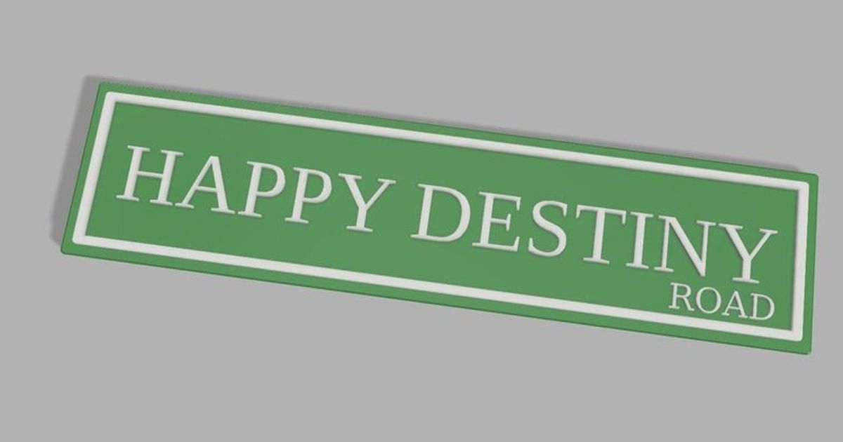 Road of Happy Destiny by Tech_Outreach | Download free STL model ...