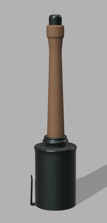 German WW2 Hand Grenade by Tech_Outreach | Download free STL model ...