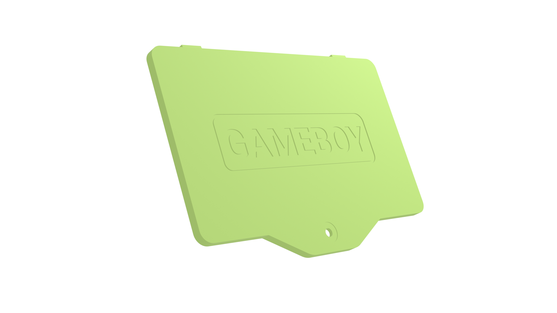 Gameboy Advance SP Battery Cover | No Supports | Embossed Logo by ...