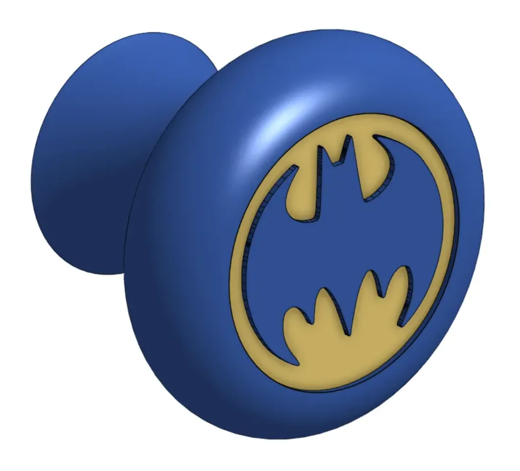 Batman Knob by gleonard3 | Download free STL model | Printables.com