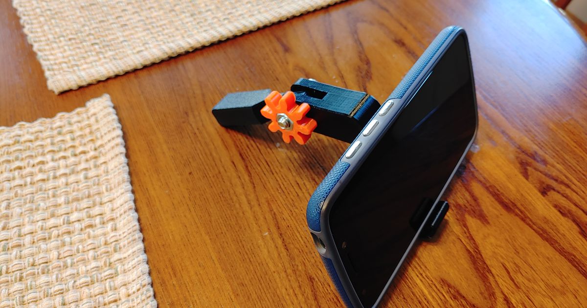 Adjustable Phone Stand by Tony Baston | Download free STL model ...