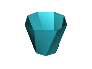 Simple Geometric Plant Pot by Amjed Ali K | Download free STL model ...