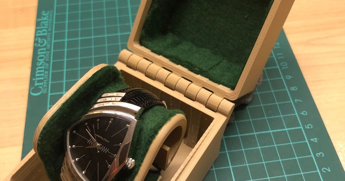 Watch Storage Box with Stand by Rosti | Download free STL model ...