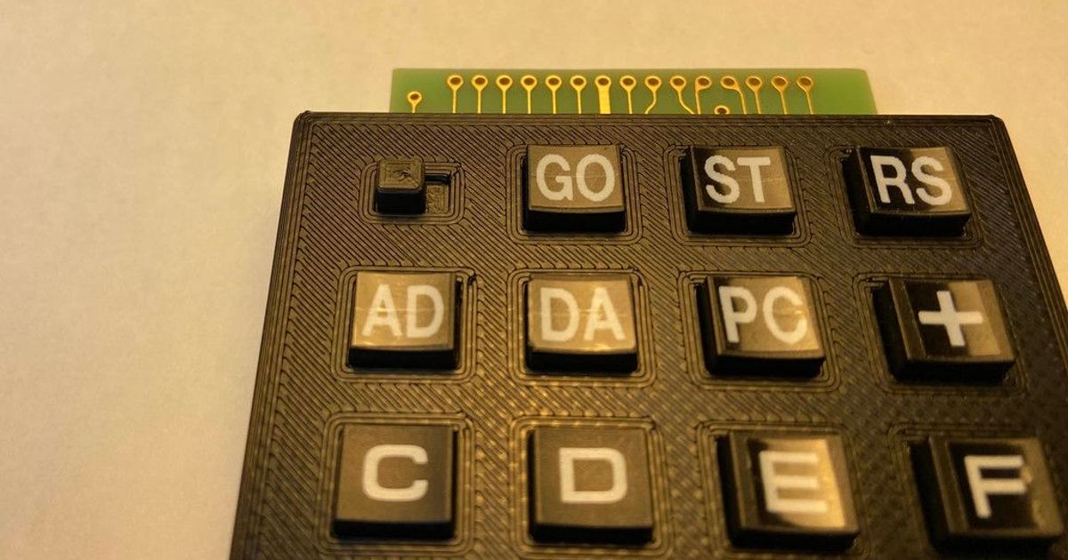 KIM-1 Keypad by Bigby | Download free STL model | Printables.com