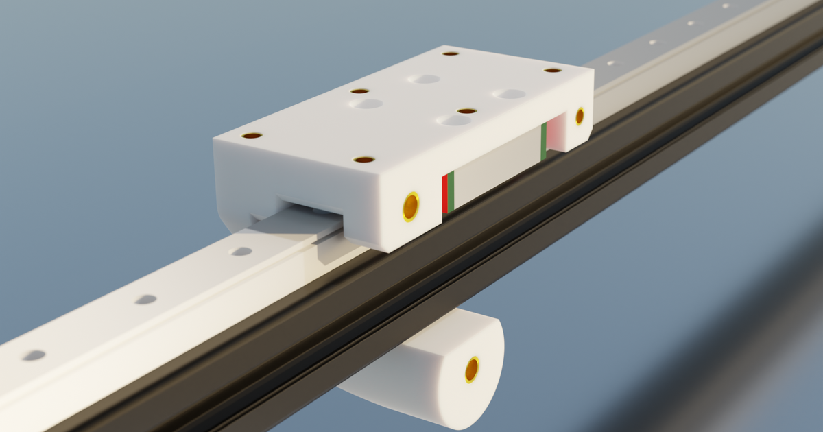 Ender 5 Plus Linear Rail X-Axis Conversion by dholzer | Download free ...