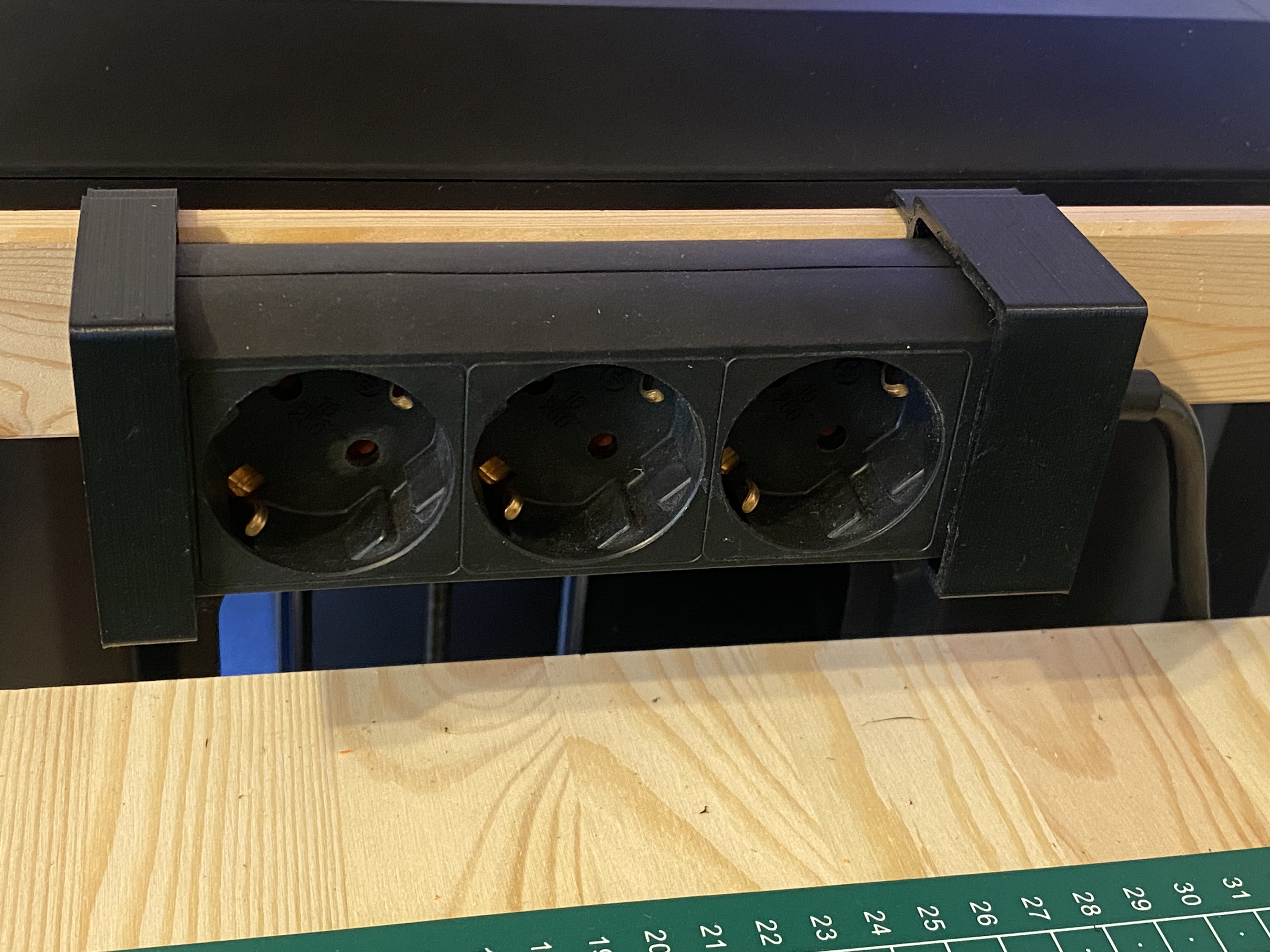 IKEA Ivar Power Socket Holder by CHSI | Download free STL model ...