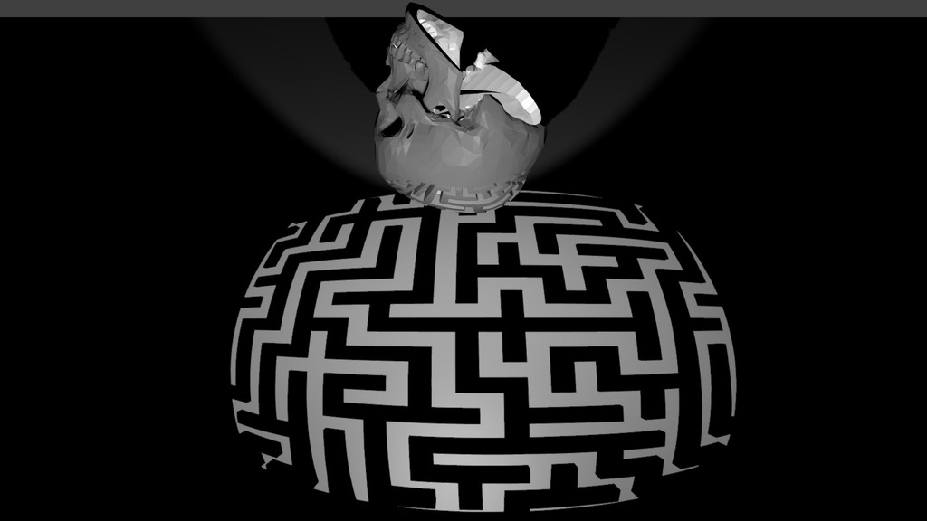 Customizable Stereographic Skull by threonin | Download free STL model ...