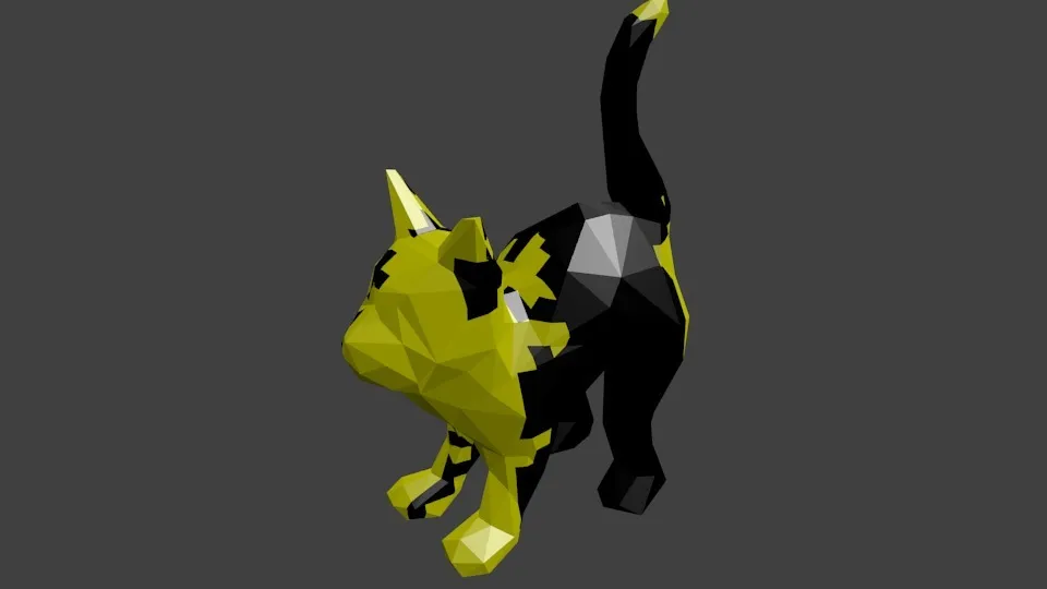 Customizable Brownian Noise Cat by threonin | Download free STL model ...