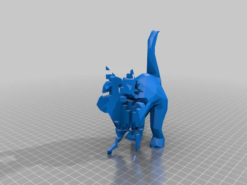 Customizable Brownian Noise Cat by threonin | Download free STL model ...