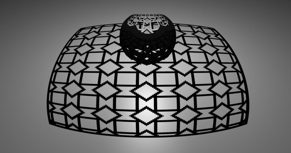 Customizable stereographic projection flat by threonin | Download free ...