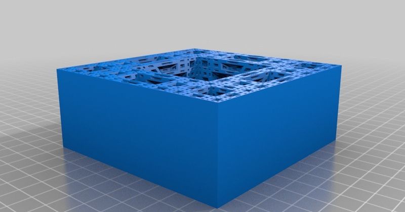 My Customized 3D Line Fractal by threonin | Download free STL model ...