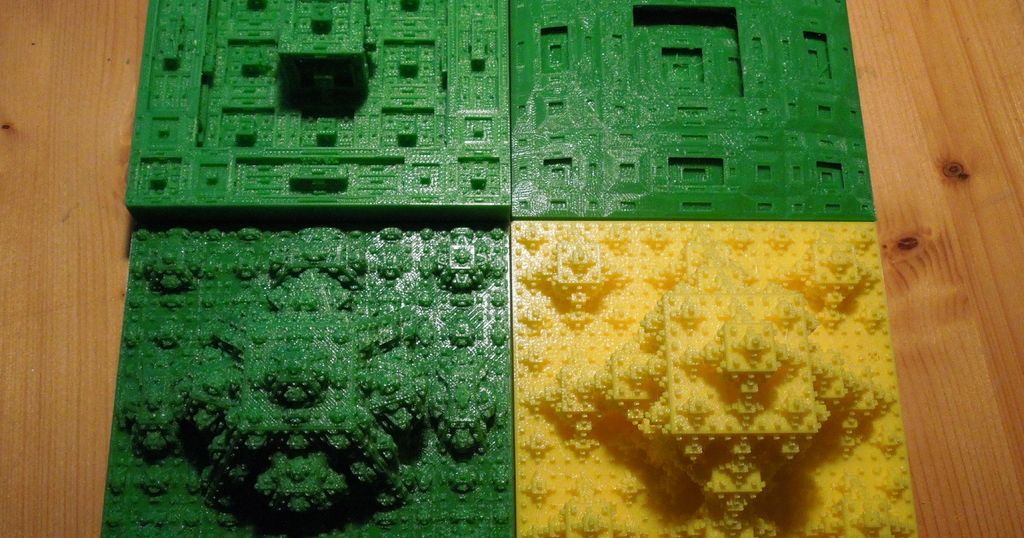 Customizable 3D Line Fractal by threonin | Download free STL model ...