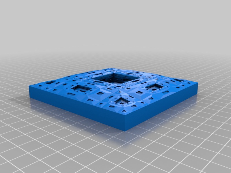 Customizable 3D Line Fractal by threonin | Download free STL model ...